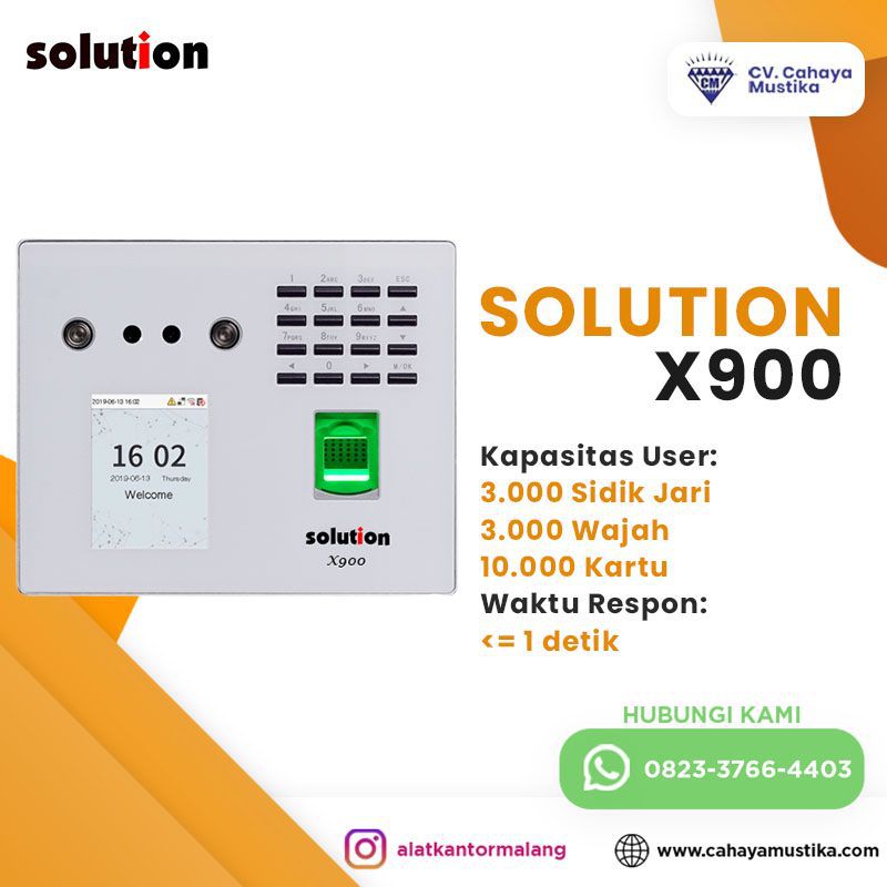 Mesin Absensi SOLUTION X900