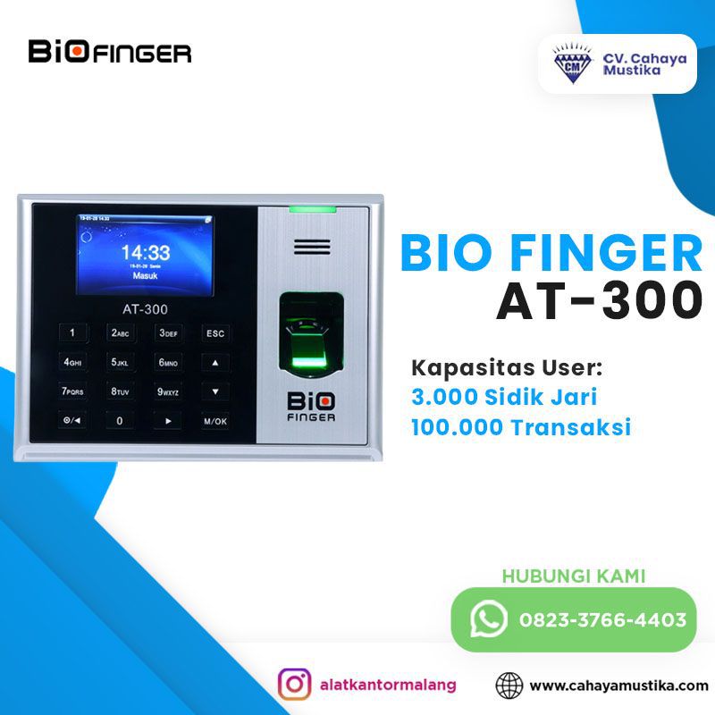 Mesin absensi BIO FINGER AT-300