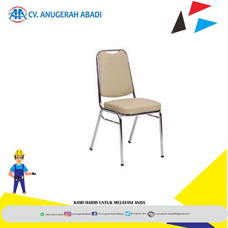 KURSI SUSUN, KANTOR CHITOSE CAESAR P - Hitam