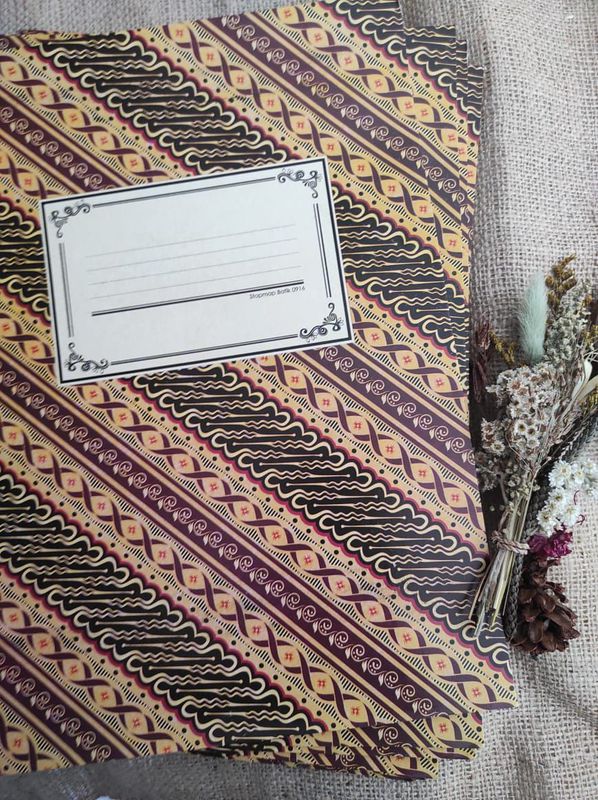 Stopmap Batik F4/ Stopmap Batik Ukuran Folio - Isi 25