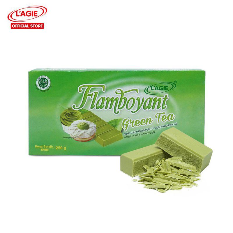 Green Tea Block Flamboyant - 250 Gram