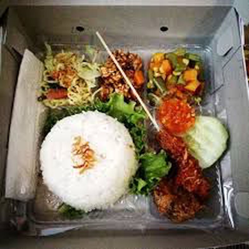 nasi sate komoh