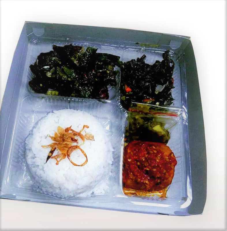 NASI DENDENG CABE IJO