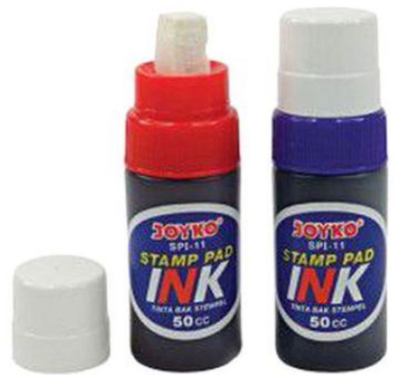 Joyko Stamp Pad Ink - 1 set isi 6 botol - Ungu