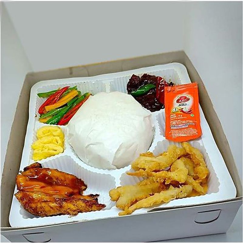 NASI AYAM BAKAR MADU - BENTO