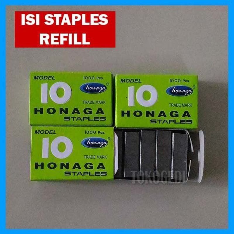 Isi Staples Merk Honaga