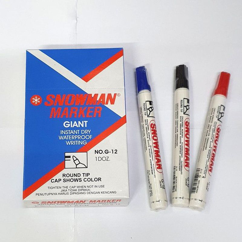 Spidol Snowman Permanent