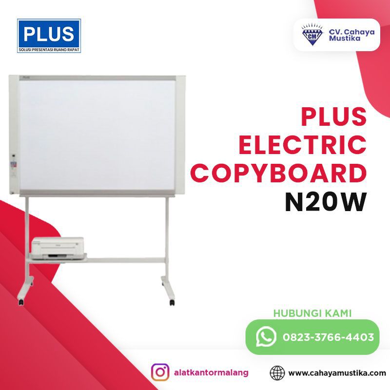 Papan Tulis Elektrik Plus Electric Copyboard N20W Uk.1800 x 910 mm