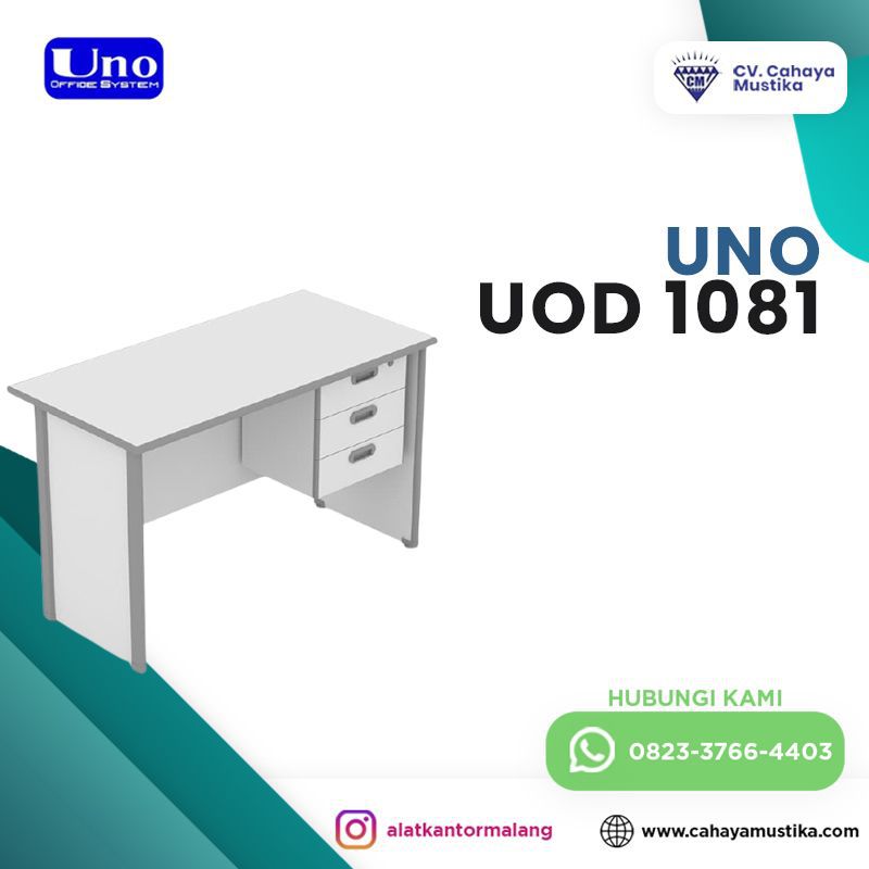 Meja Kantor UNO CLASSIC UOD 1081 (120 x 60 x 75 cm)