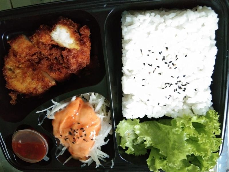 Paket Nasi Bento - Chiken Katsu