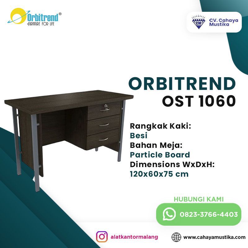 Meja ORBITREND ORBIT OST 1060 (120 x 60 x 75 cm)