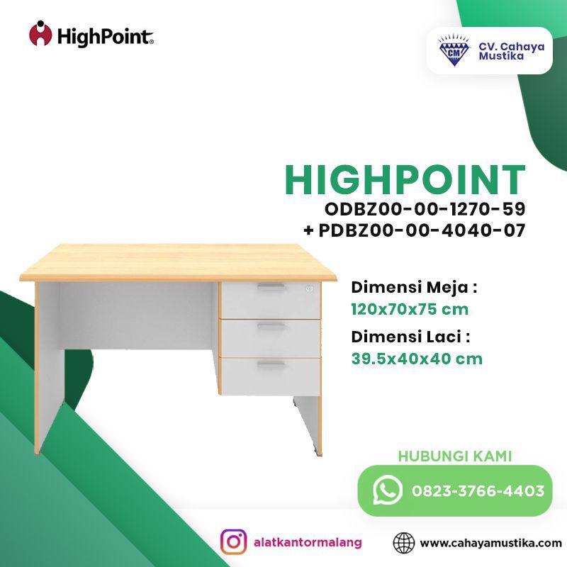 Meja HIGHPOINT BLITZ ODBZ12 + Laci PDBZ00