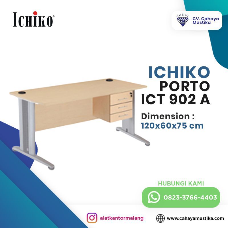 Meja Kerja ICHIKO PORTO ICT 902 A