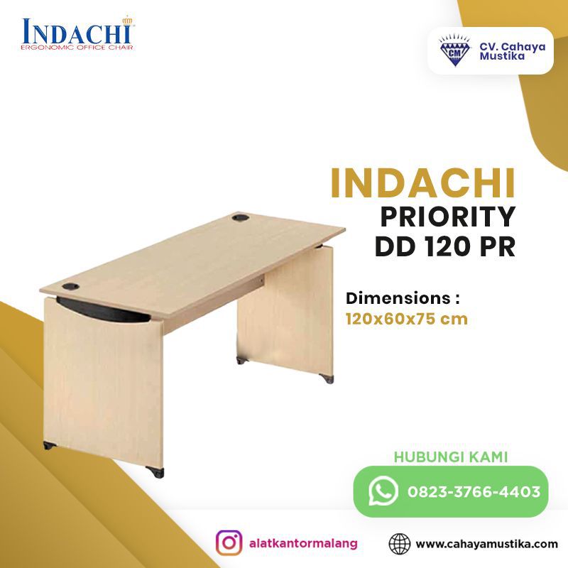 Meja Kerja INDACHI PRIORITY DD 120 PR