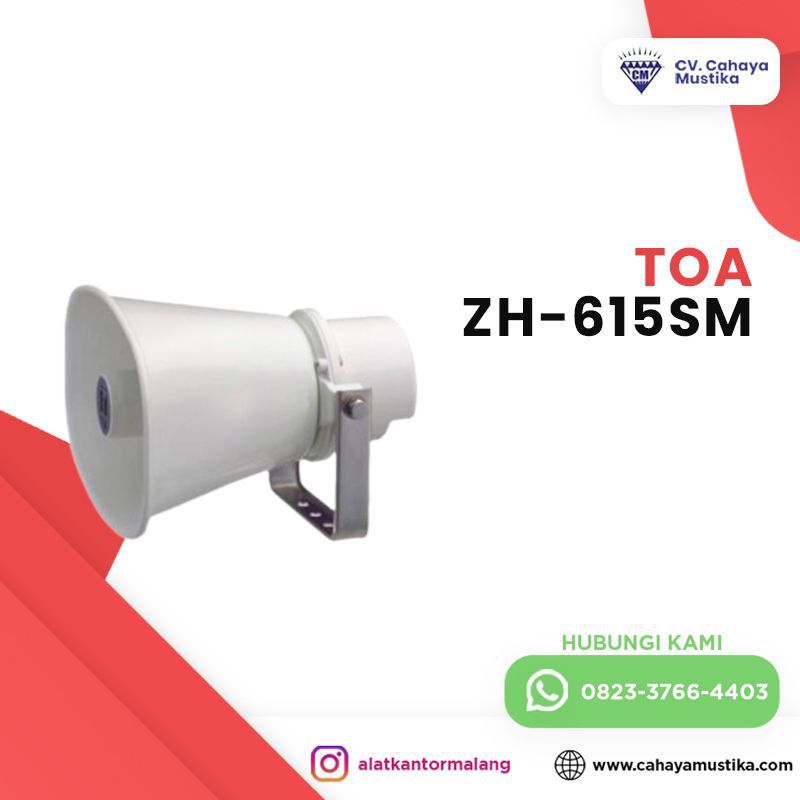 HORN SPEAKER TOA ZH-615SM SPEAKER CORONG 15W WITH MATCHING TRAFO