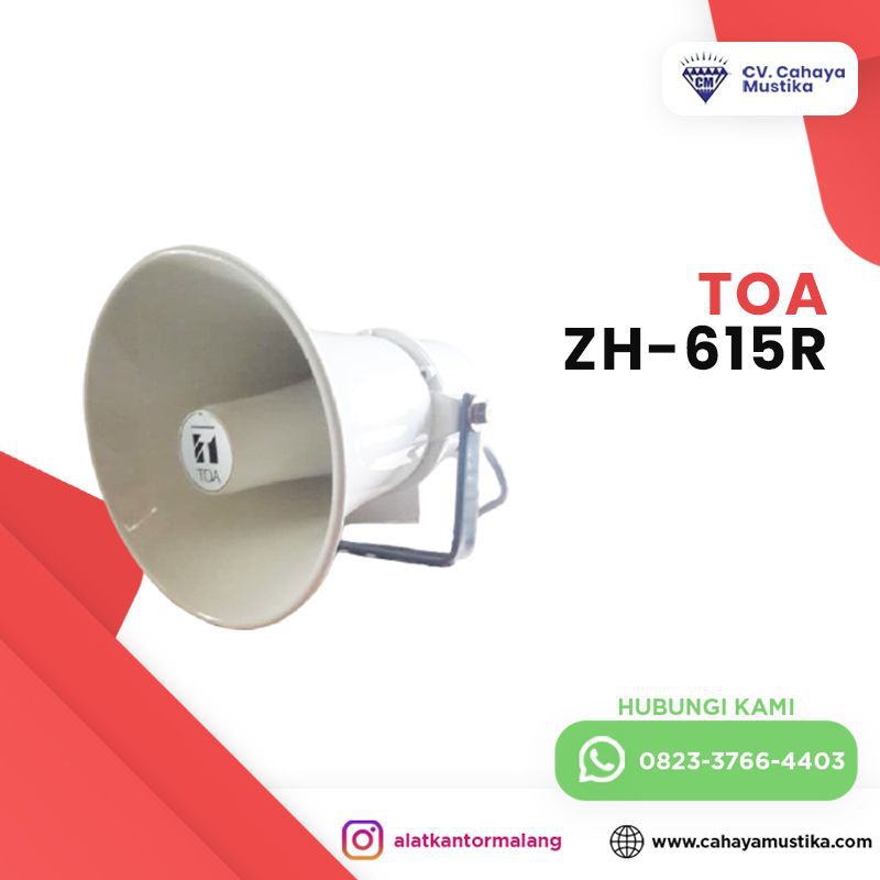 HORN SPEAKER TOA ZH-615R SPEAKER CORONG 15W
