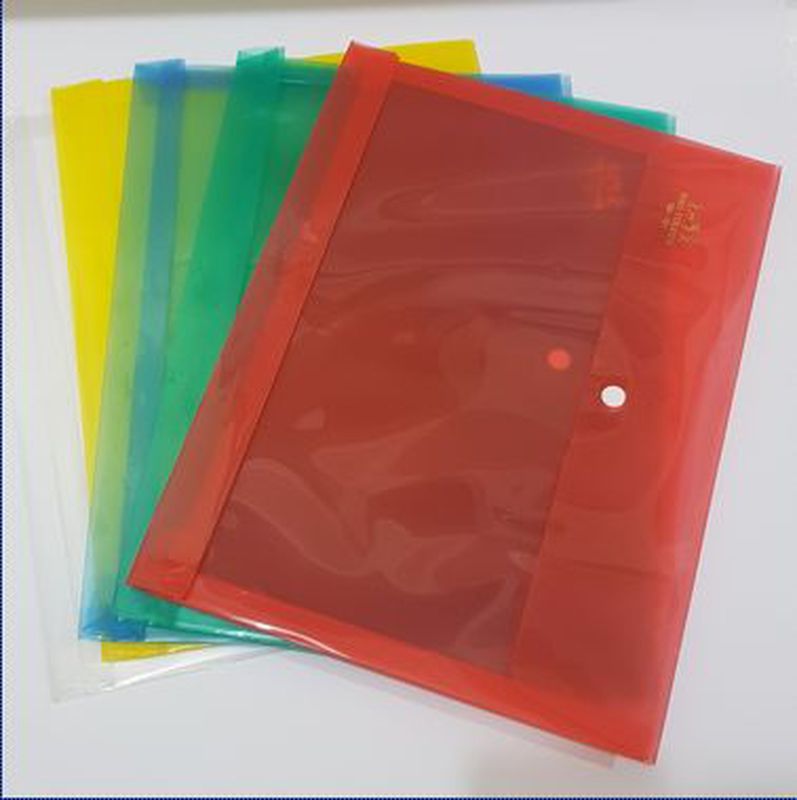 Map Plastik 1M 02 Transparant - 1 Set isi 12 Pcs - Tali