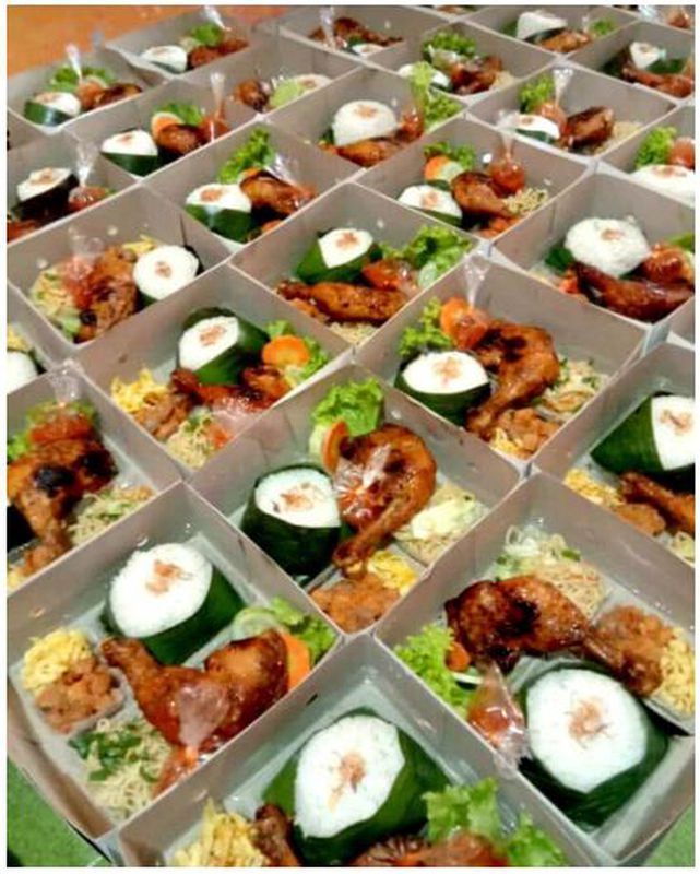 Nasi kotak gyda snack dan catering - Nasi Punjungan