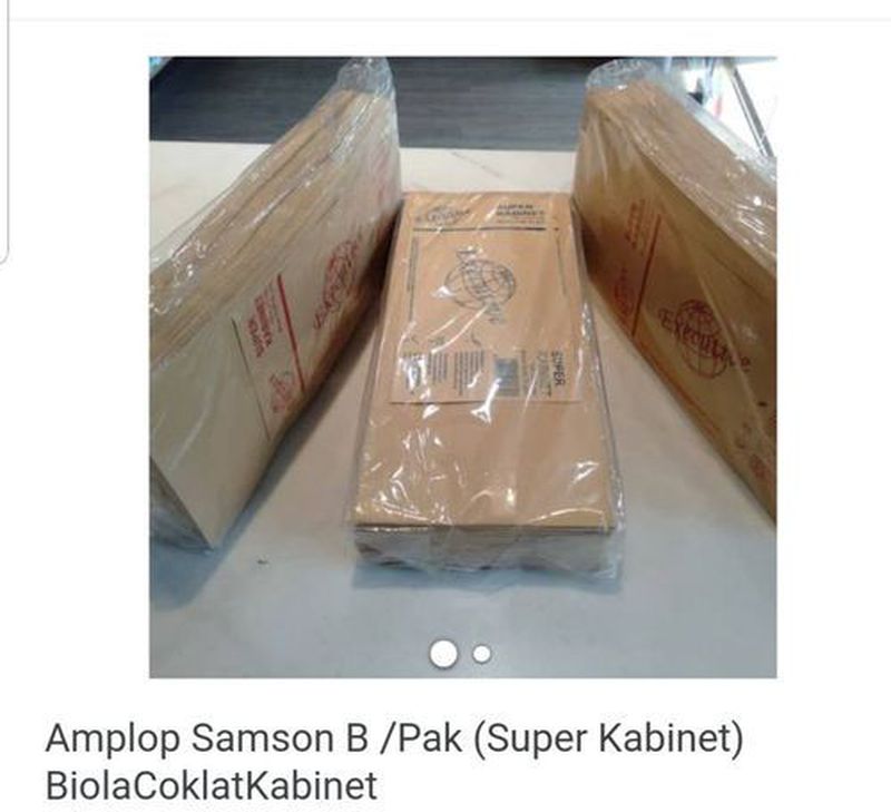 AMPLOP SAMSON B/PAK ( SUPER KABINET ) BIOLA COKLAT KABINET