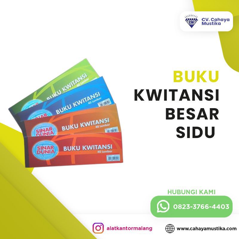 Buku Kwitansi Besar Sidu