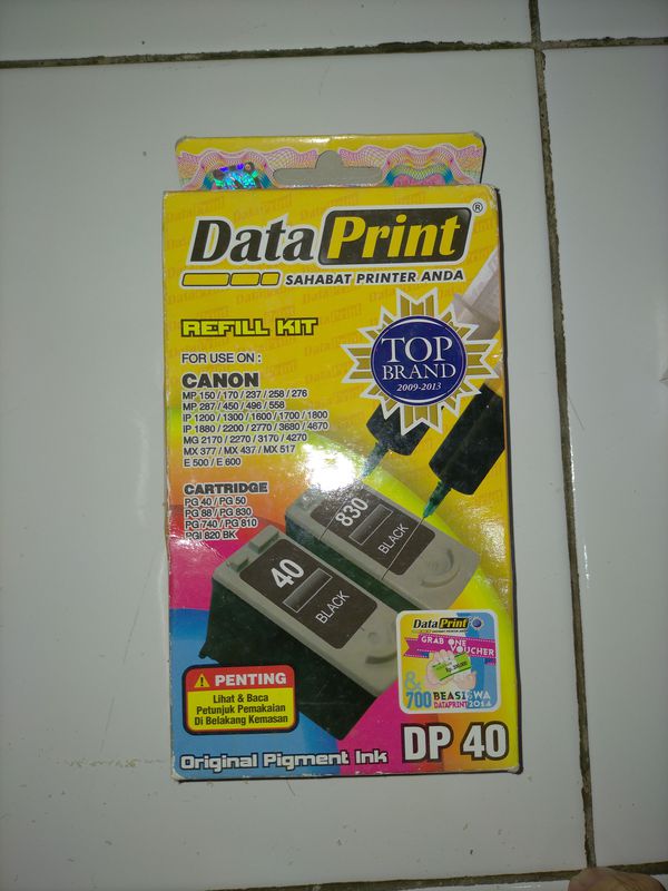 Canon data print - Hitam