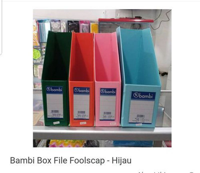 BAMBI BOX FILE FOOLSCAP - HIJAU