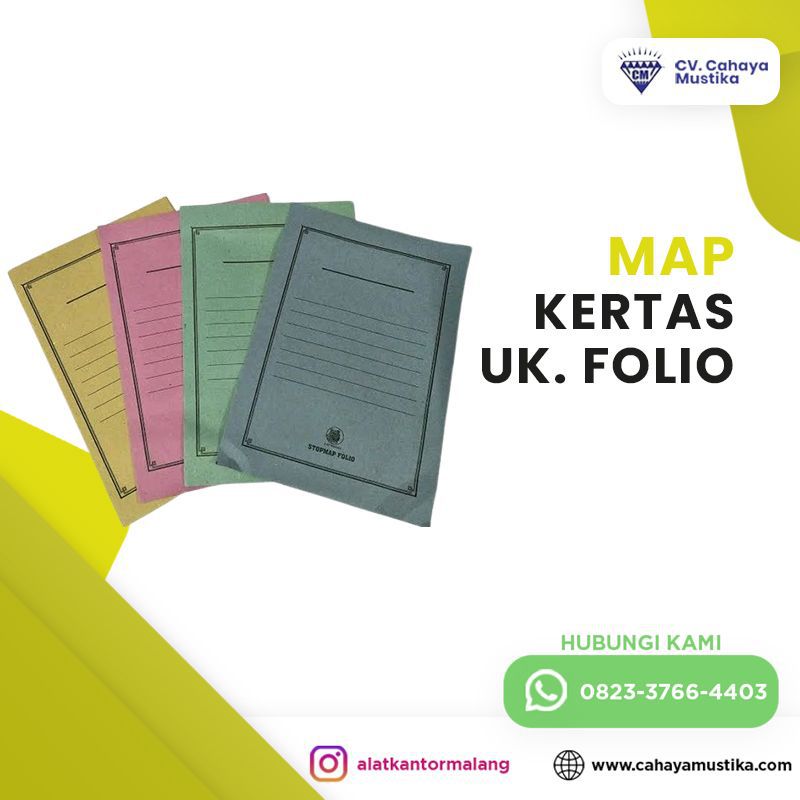 Map Kertas Ukuran Folio