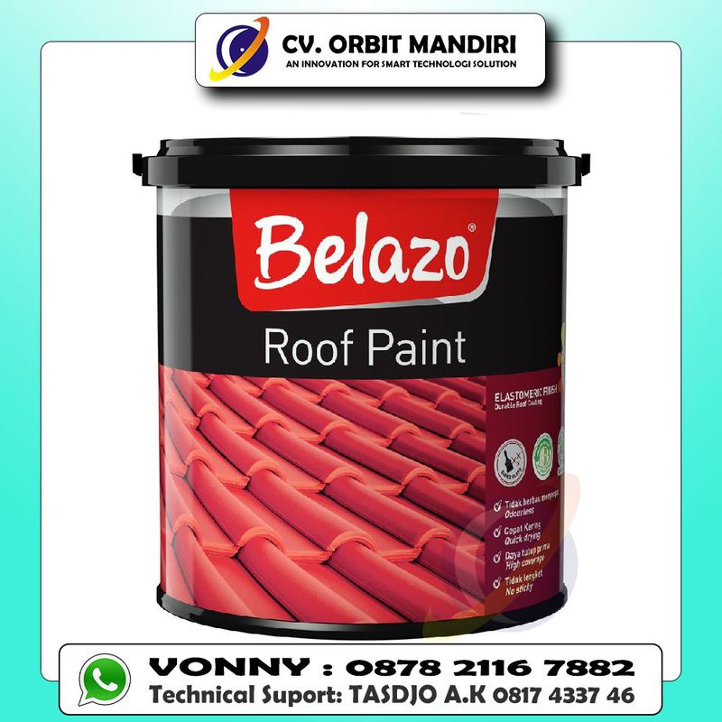Cat Genteng Belazo 2.5 Liter