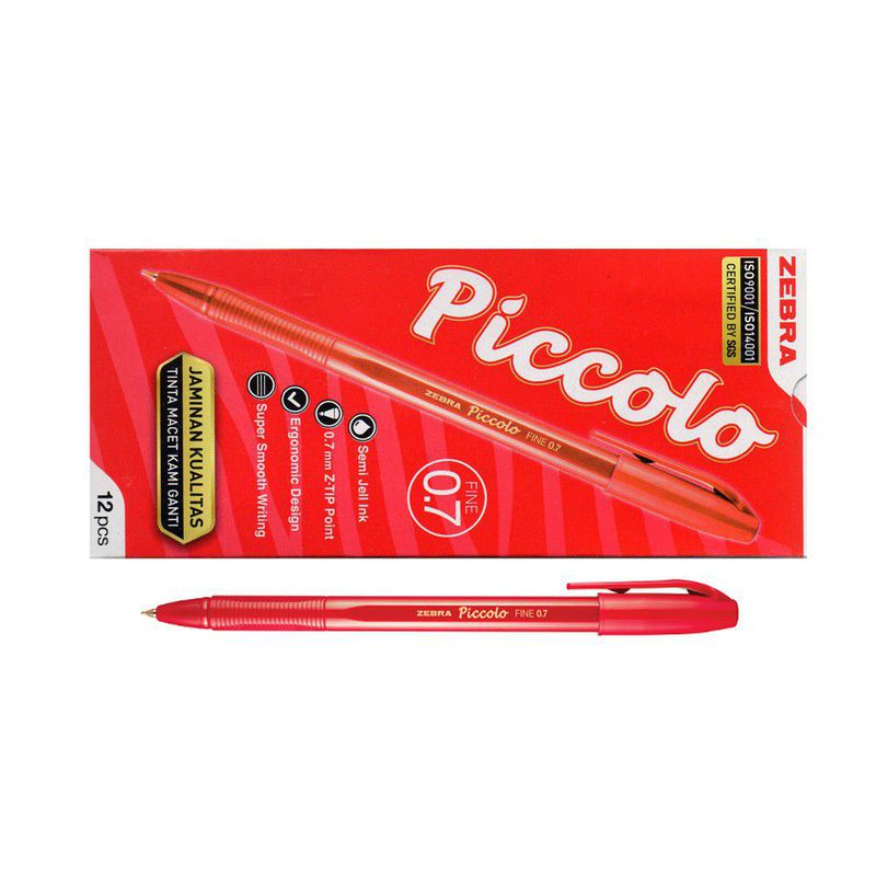 zebra piccolo 0,7 Red