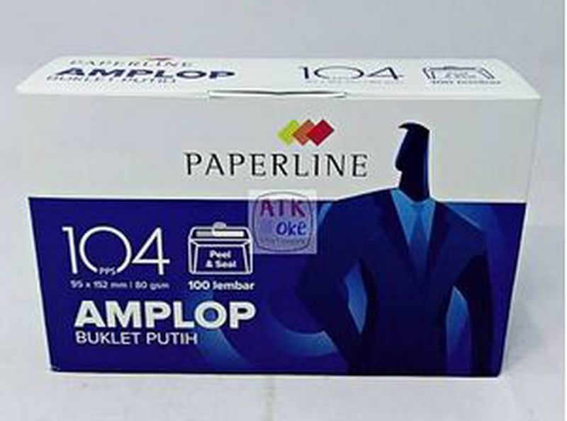 Paperline Amplop No. 104 Putih Polos