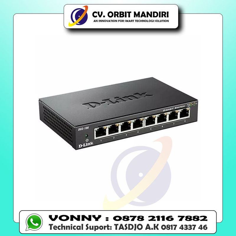D-LINK Switch Hub 8 Port