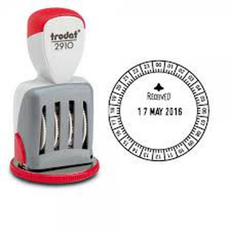 TRODAT STEMPEL JAM+TANGGAL 2910 / U-24