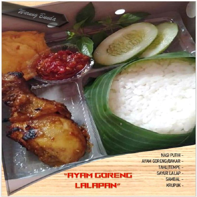 NASI KOTAK - ANEKA LALAPAN - Ayam Bakar