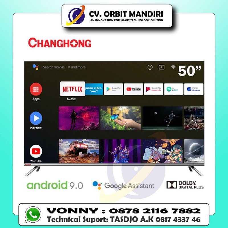 CHANGHONG LED TV 50 INCH