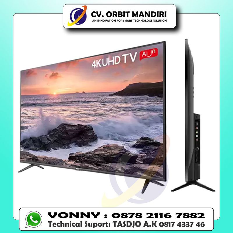 TCL LED 50 inch 4K UHD SMART TV