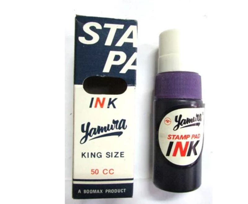 Tinta stempel yamura stamp pad ink yamura - Ungu
