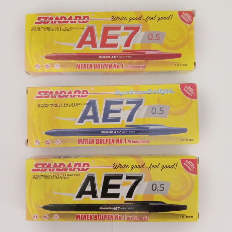 Ballpoint Standard AE7 - Merah