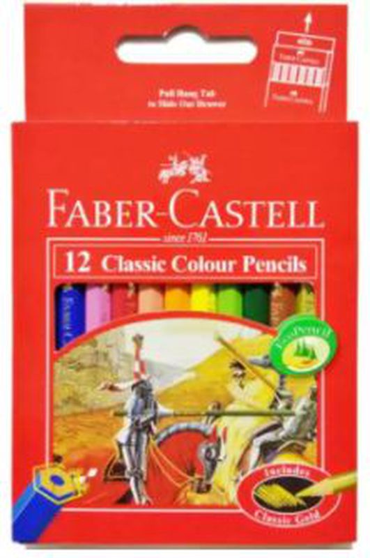 Pensil 12 Warna Faber Castell Classic Colour Pendek