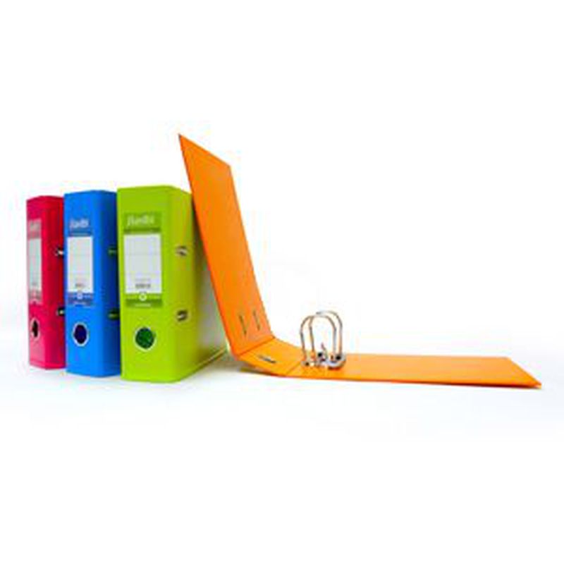 Bantex Lever Arch File Ordner Plastic A5 Kwitansi 7cm #1453 - Blueberry