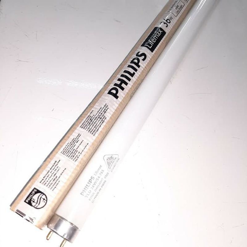 Lampu Neon TL-D 36 watt 1200mm merk Philips