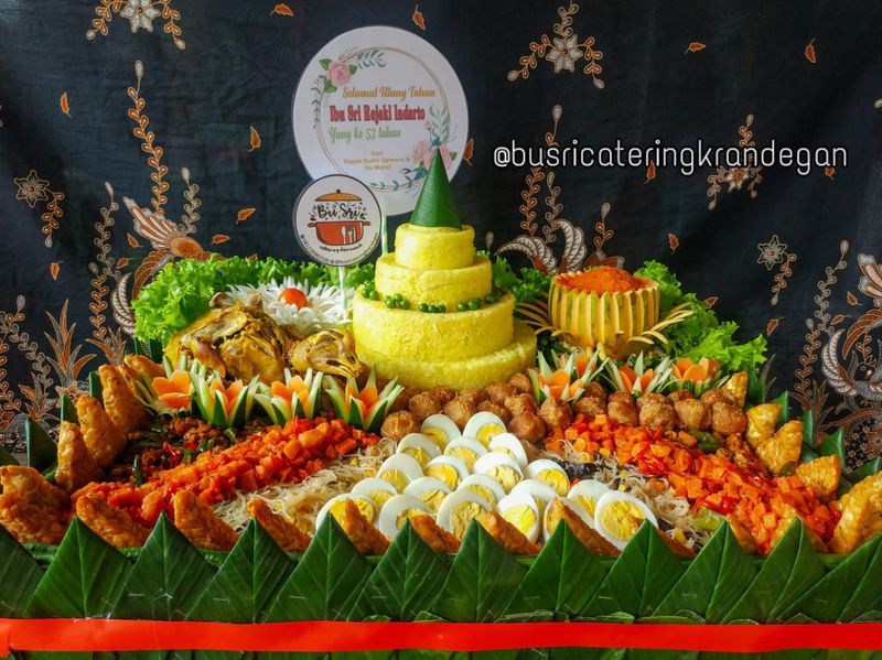 ANEKA TUMPENG - ISI DAN UKURAN - Multicolor