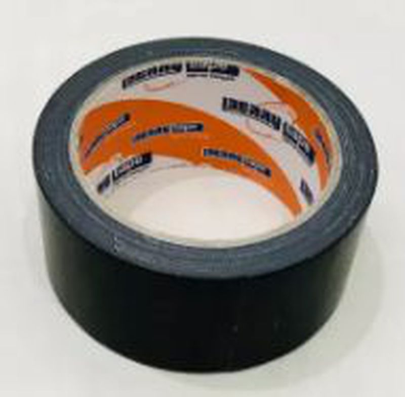 Lakban Kain Warna Hitam 36 mm x 12 m - Berry Tape