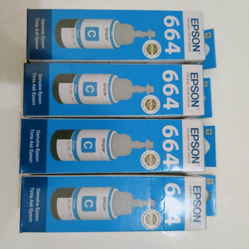 Tinta Epson 664 Cyan / Biru