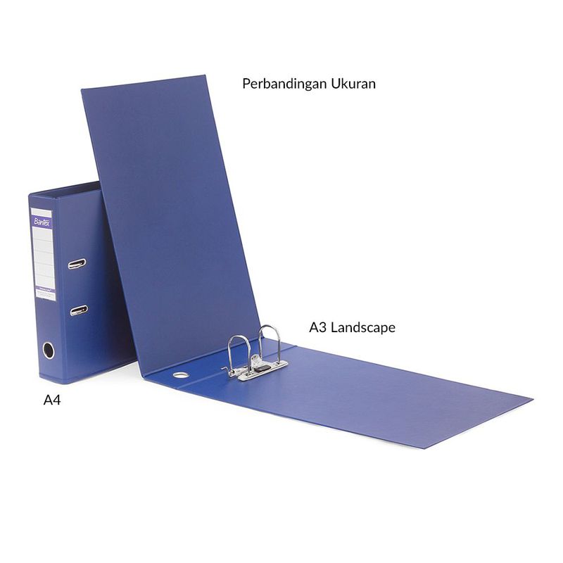 Bantex A3 Landscape 7cm Lever Arch File / Ordner #1468 - Black