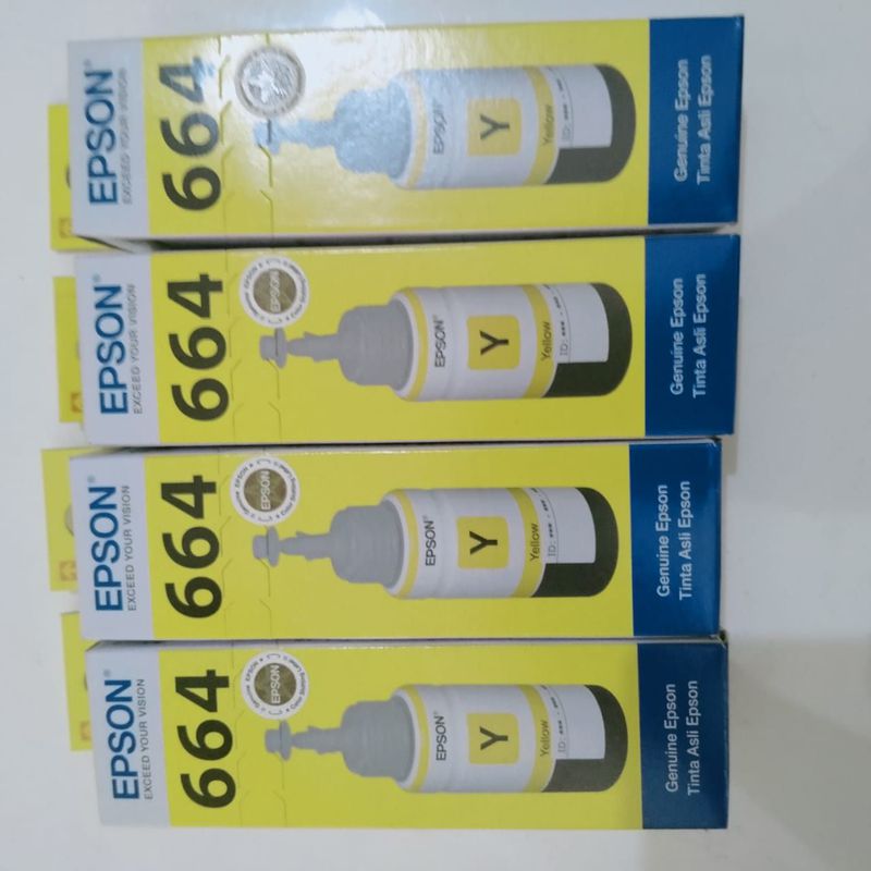Tinta Epson 664 Yellow / Kuning