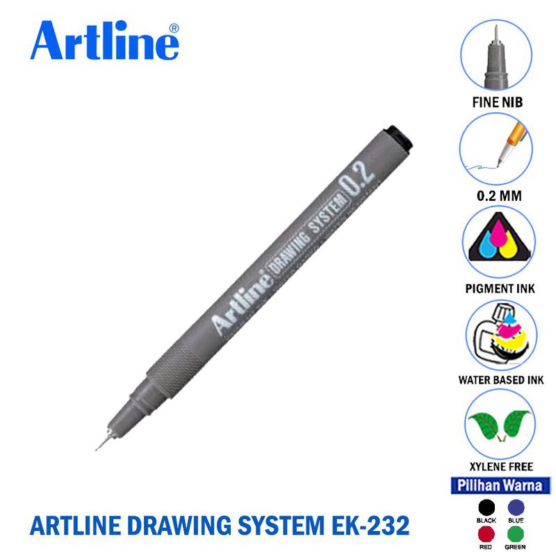 ARTLINE DRAWING SYSTEM EK-232 0.2MM