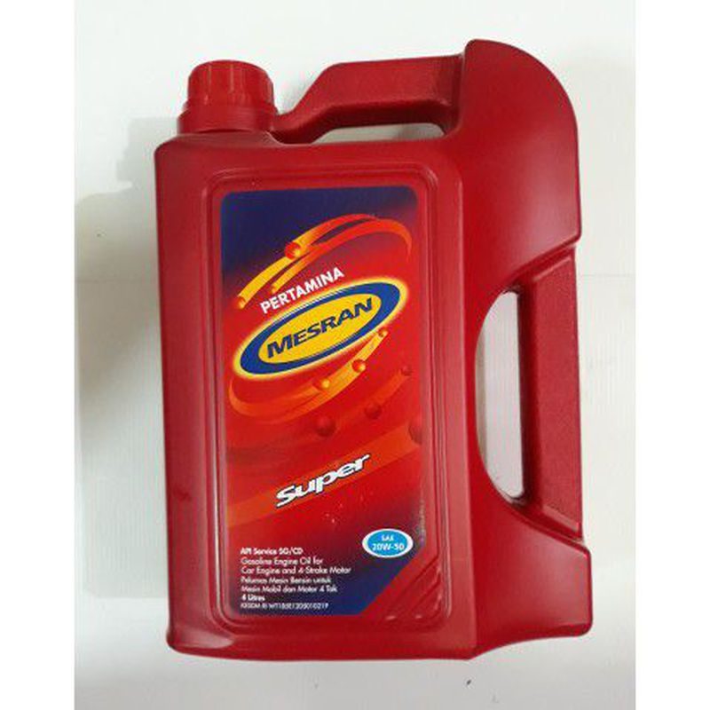 ENGINE OIL MESRAN SUPER (PAKET 3.5 LITER)