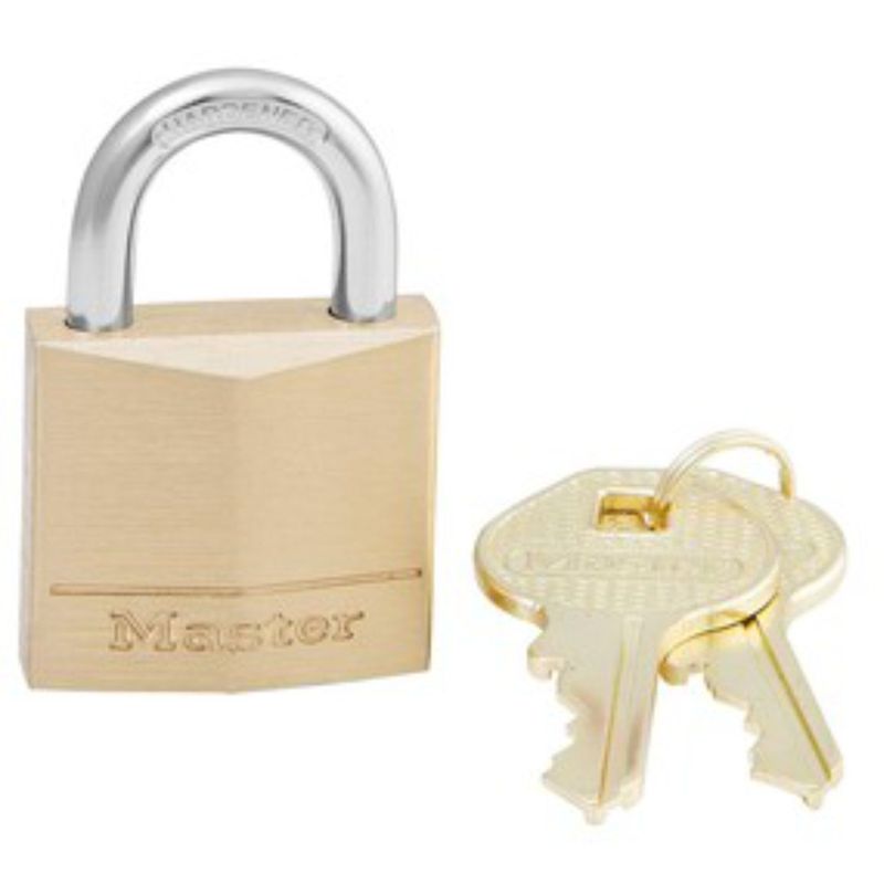 Gembok MASTERLOCK SOLID BRASS PADLOCK KEY DIFFERENT NO 130D - 140D