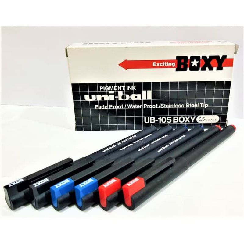 pulpen boxy - Biru