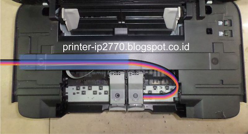 Ganti selang cartridge printer canon